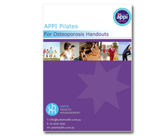 APPI Pilates for Osteoporosis Handouts | Unite Health